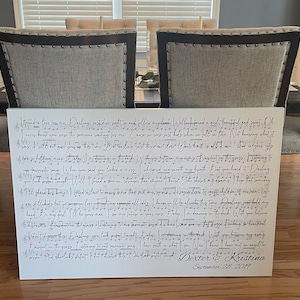 Custom Song Lyrics Music Sheet Canvas Art, Anniversary Gift - Etsy