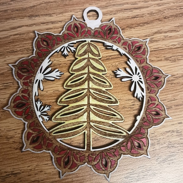 Christmas Ornaments Laser Cut Files Box and Laser Cut Project ...