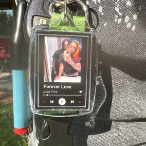 Personalized Song Keychain, Custom Music Keychain, Custom Anniversary ...