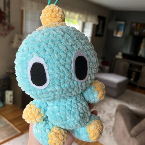 Neutral Chao Plushie Crochet Pattern | Digital (PDF) Download - Etsy