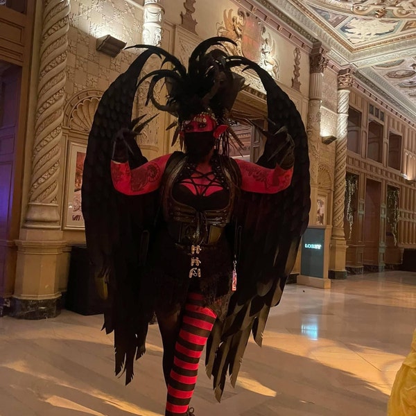 Black Angel Wings Carnival Costume Maleficent Wings Wings Photo Prop