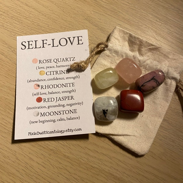 Crystals for Self-love Self-love Crystal Set Love Crystals Self-love ...