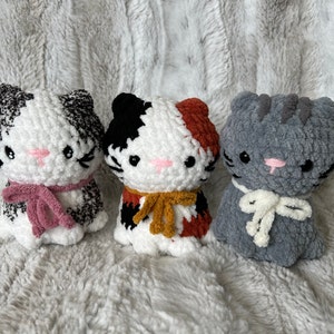 No Sew Crochet Calico Cat and Solid Colored Cat 2 in 1 PDF PATTERN no ...