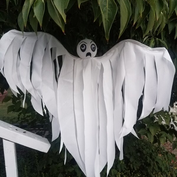 Halloween Ghost Outdoor Decorations Hanging Friendly Ghost Baby Boo ...
