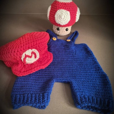 Crochet Pattern: Mario Hat NB to Adult Sizes PDF - Etsy