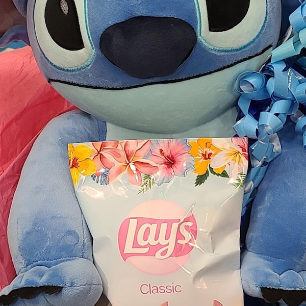 Lilo and Stitch Chip Bags - Stitch Birthday Party Favors for Kids ...
