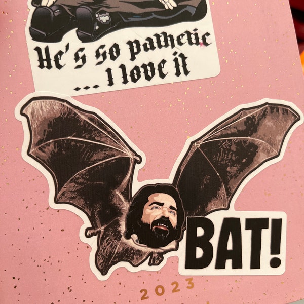 What We Do in the Shadows Vinyl Sticker or Magnet - Laszlo - "bat!" - Etsy