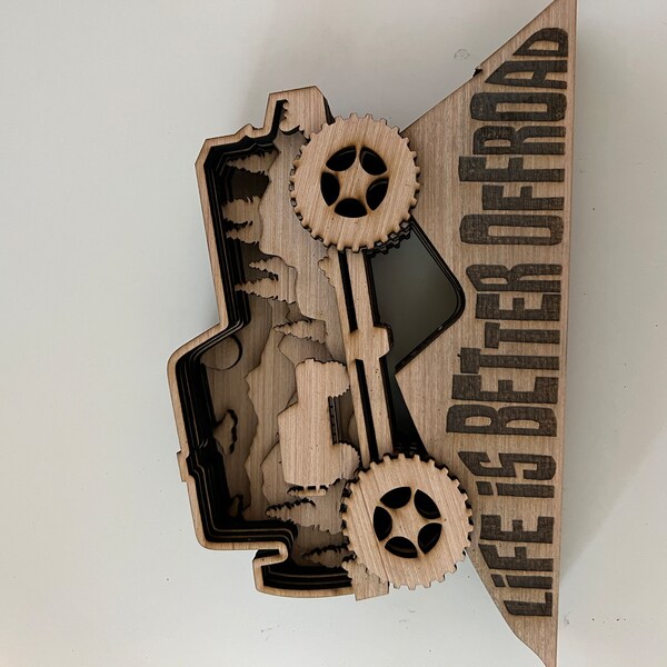 Multilayer off Road Vehicle SVG, Monster Truck Svg, Monster Car Scene ...