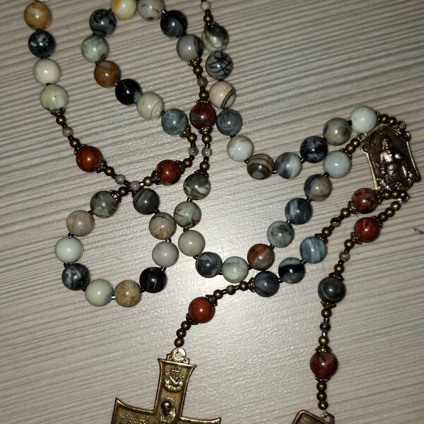 BEST SELLER! Padre Pio Mens or Boys Vintage Catholic Handmade Rosary ...