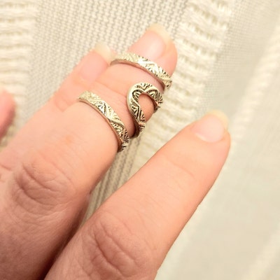 Arthritis Rings, Silver Splint Ring, Adjustable Ring for PIP or DIP ...