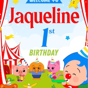 Canticos Birthday Welcome Sign, Canticos Birthday, Canticos PNG ...