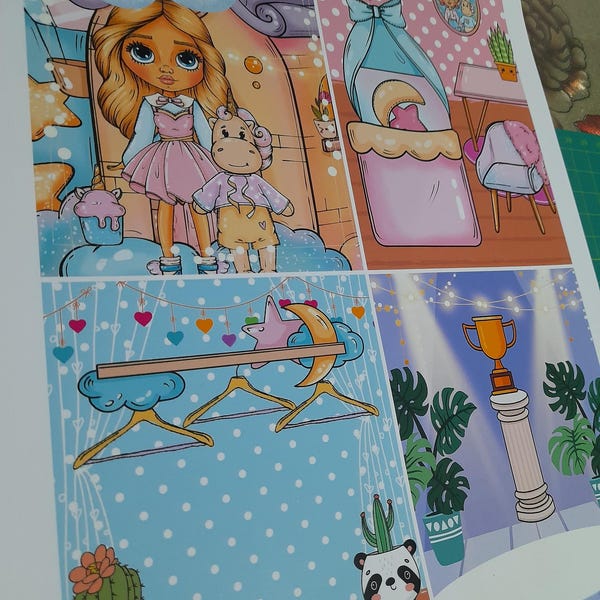 Paper Doll | Printable Paper Doll | Avatar World | Busy Book | Digital ...