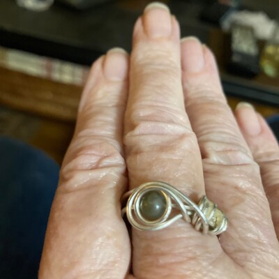 Easy Wire Wrap Ring Tutorial, DIY Jewelry Pattern, Simple Wire Wrapping ...