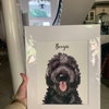 Doodle Drawing Personalized Custom Name Digital Watercolor - Etsy