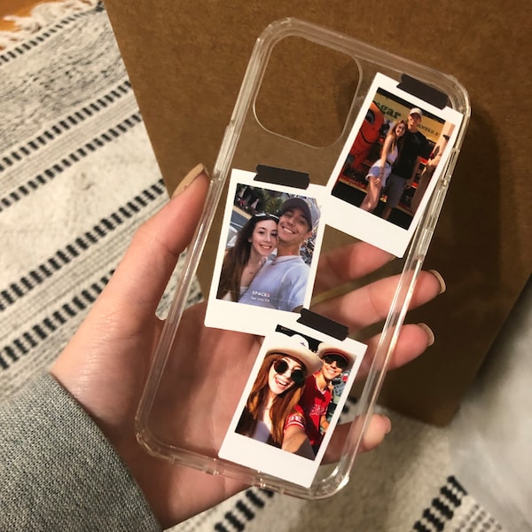Custom Pictures Clear Phone Case for iPhone 17 16e 15 14 13 12 Mini SE ...