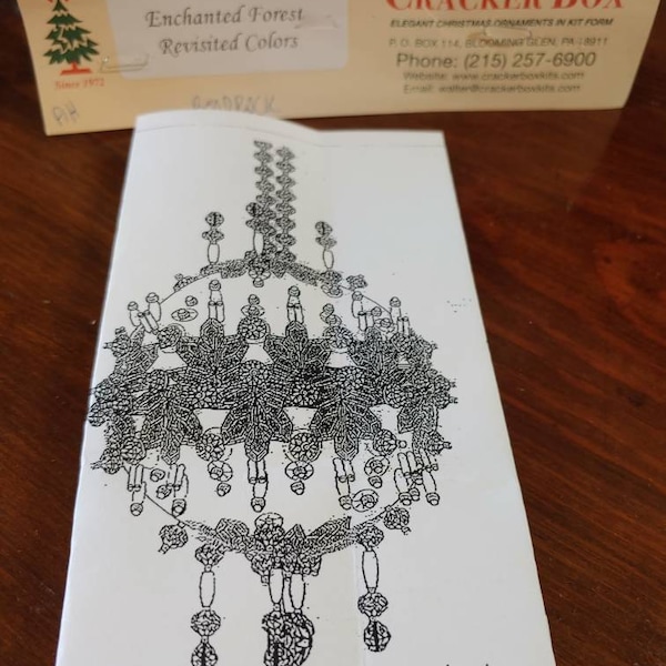 Cracker Box Inc Christmas Ornament Kit Treasure Chest on Emerald - Etsy