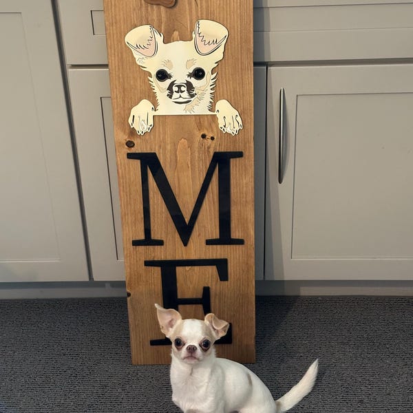 Personalized Dog Welcome Sign or Porch Leaner - Etsy