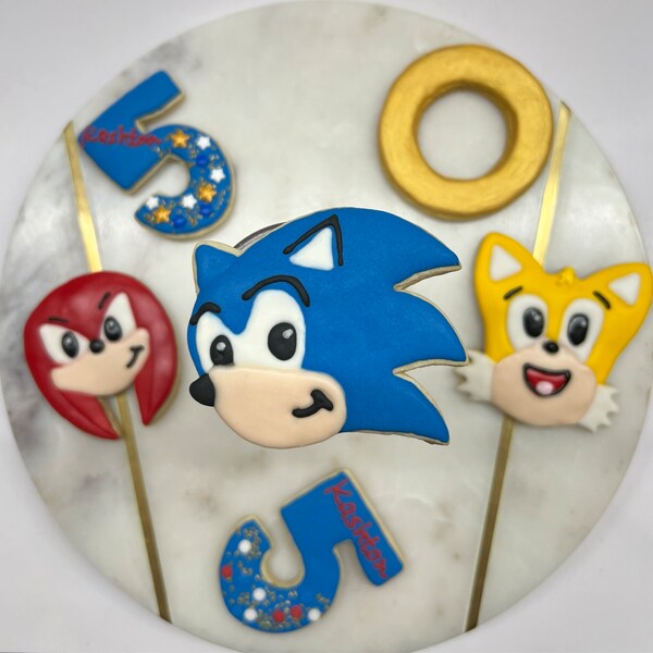 Sonic Tails & Knuckles Cookie Cutter Set - Etsy