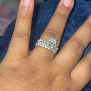 Gorgeous 15 Pcs Simulated Cluster Engagement Ring 2CT Center - Etsy