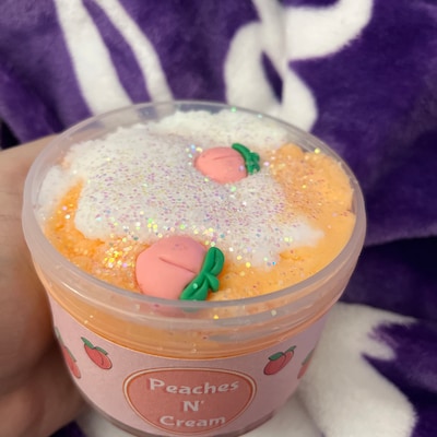Peaches N Cream Cloud Cream Slime Slime Shop Scented Slime Sprinkles ...