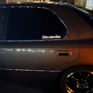 Custom Instagram Name Vinyl Decal Personalized IG Username Sticker ...