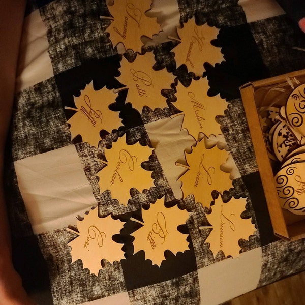 Personalized, Laser Engraved Table Place Card, Custom Made for Any Name ...