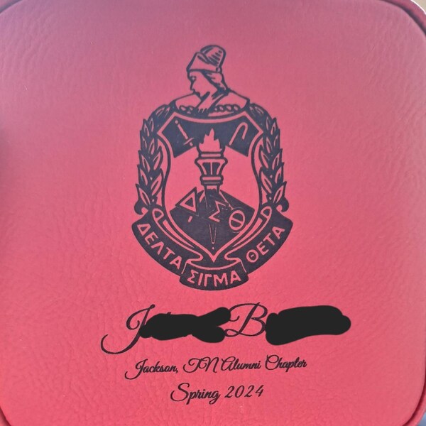 Custom Engraved Delta Sigma Theta Jewelry Box, Personalized Sorority ...