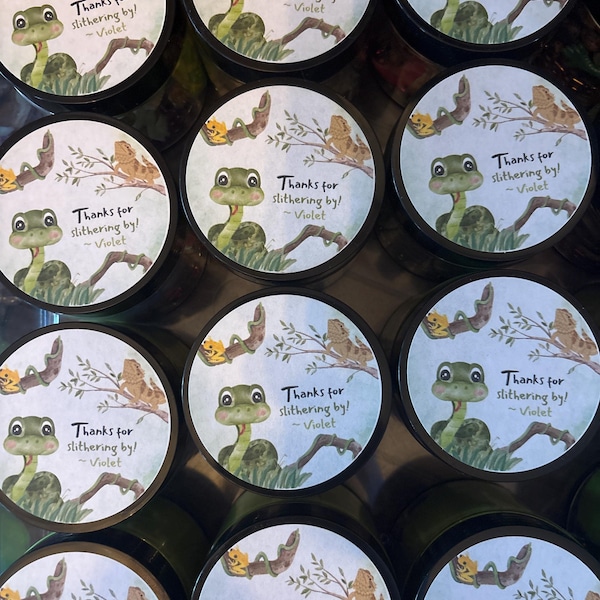 REPTILE Playdough Favors | Play Dough Jar | Birthday Party Favor | Kids ...