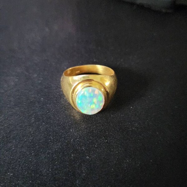 Garnet Gem Mens Ring, Sterling Silver 925, Statement Ring, AAA Quality ...