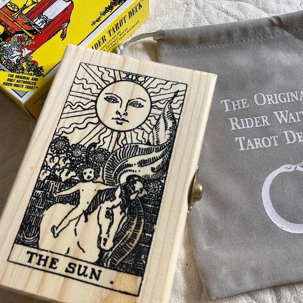 Tarot Cards Box 13 Designs,handcrafted for Storing Your Cards , Hinged ...