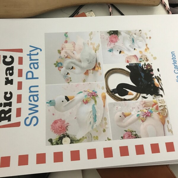 Swan Party, Swan Plush, Swan Sewing Pattern, Black Swan, Nursery Decor ...