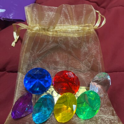 Sonic Gold 9 Mini Metal Power Rings Game Figure Display - Etsy