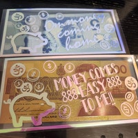 Clear Laminated A6 Sea Shells Cash Envelopes, Handmade and Customizable ...