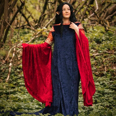 Arwen Dress Pattern Medieval DIGITAL Sizes 34-44 guide for Cosplay lord ...