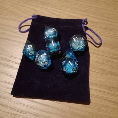 New Arrivals Liquid Core Dice Set , Dnd Dice Set Liquid Core for Dnd ...