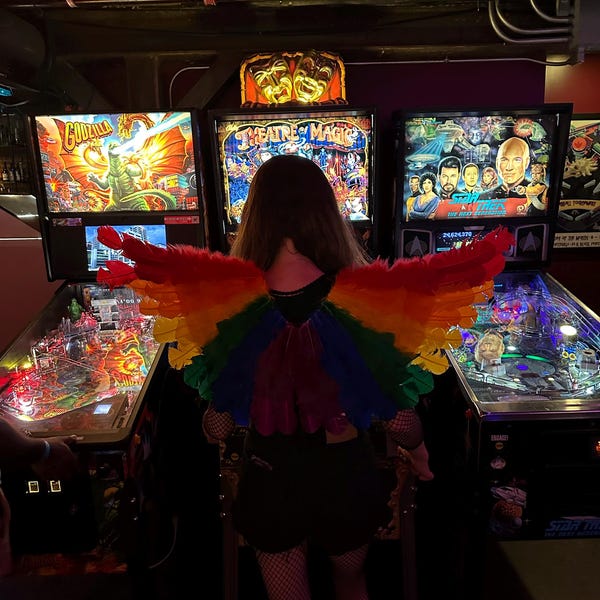 Rainbow PRIDE Feather Wings - Carnival Costume Festival Wings, LGBTQ ...