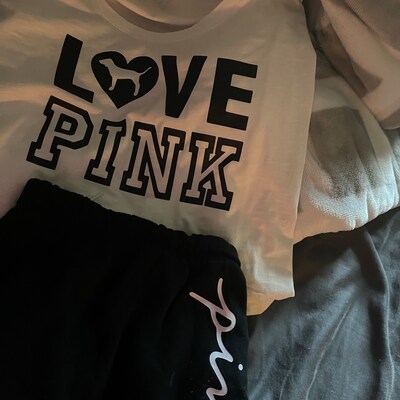 Love of Pink SVG Bundle, Nation, A Pink Dog, Svg, Png, Dxf, Eps - Etsy