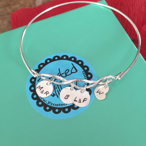 Three Generation Bracelet Custom Family Jewelry Personalize Gift for ...