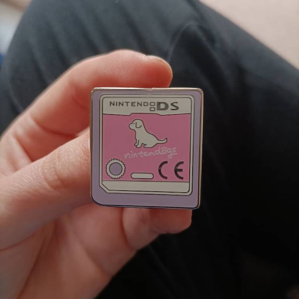 Nintendogs Game Cartridge Inspired Hard Enamel Lapel Pin Badge - Etsy