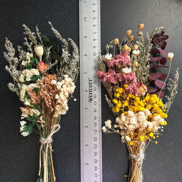 Autumn Dried Flower Bouquet,fall Autumn Home Decor,wedding Dried ...