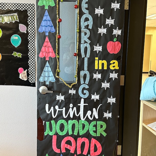 Winter Wonderland Classroom Door Decor Set (digital Download) - Etsy