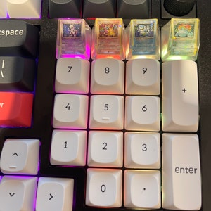 Miniature Holo Pokemon Card Keycaps Base Set - Etsy