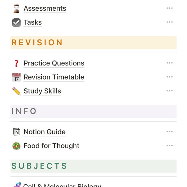 University Student Notion Template Academic Planner, Uni Organiser, Productivity Tool, Digital ...