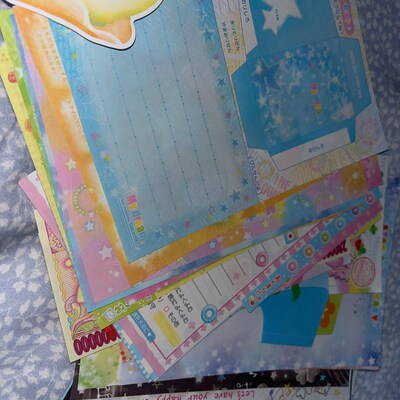 RETRO 2000s Japanese Memo Sheet Grab Bags RARE KAWAII Crux, Q-lia, Kamio, San-x, Sanrio Vintage ...