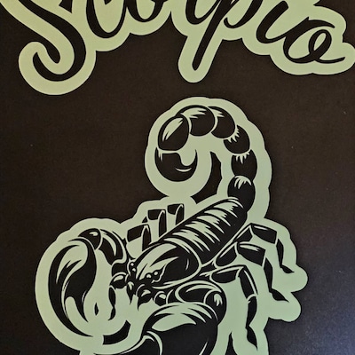 Scorpio Scorpion Design Svg Png Dxf Pdf Eps Vector Graphic Design Cut ...