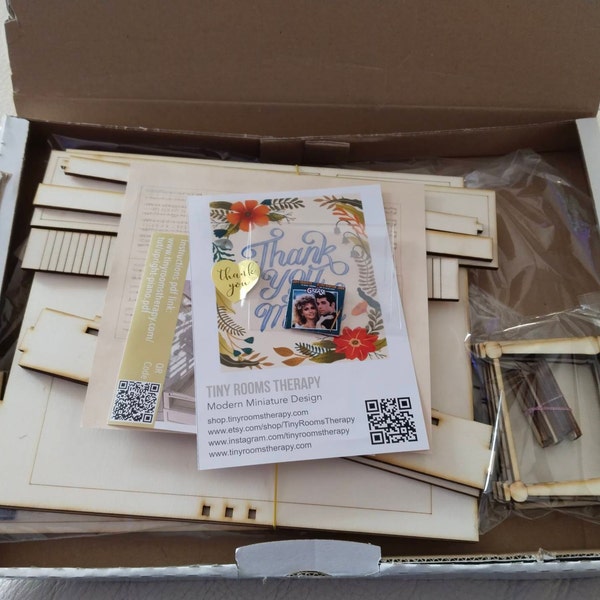 Outdoor Garden Furniture Kit 5 Pieces 1:12 Scale Miniature DIY KIT ...