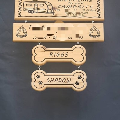 Custom Camping Sign Custom RV Sign Custom Camp Decor Sign Personalized ...