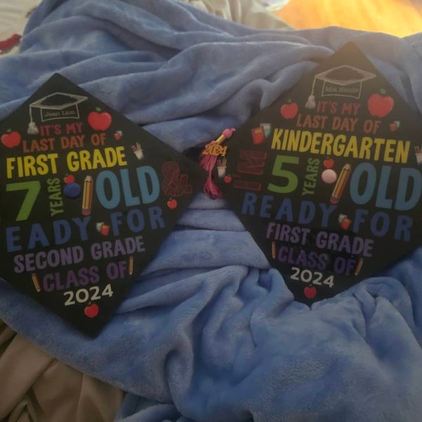 Personalized Pre-school Graduation Cap Topper, Kindergarten Graduation ...