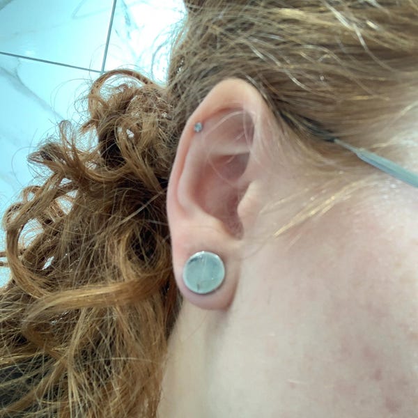 Design Your Own Dangles Surgical Steel Internally Threaded Double Flare ...