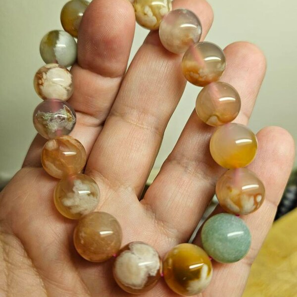 High Quality Flashy Skeletal Moonstone Crystal Bracelet 11 Mm - Etsy